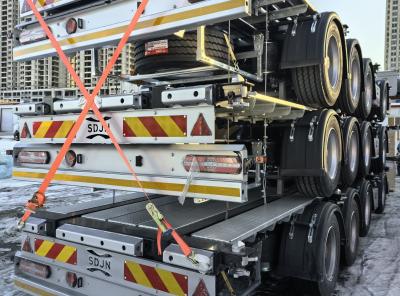 Κίνα Κύρια δέσμη Q345B Υψόμετρο 500 mm Κωνσταντίνος Σκελετός ημιρυμουλκούμενο για λιμάνι μεταφοράς φορτίου προς πώληση
