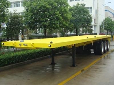 Κίνα 3 άξονες 20ft 40ft flatbed container trailer με Q345b κύρια δέσμη και προσαρμογή προς πώληση