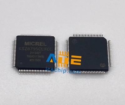 中国 ギガビットのアップリンクのKSZ8795CLXCCのイーサネット コントローラーIC KSZ8795 販売のため