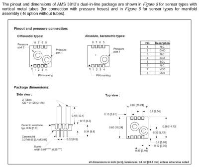 Китай Серия AMS 5812-0300-D SM5812-030-S-3-L AMS5812 - высокоточные датчики продается
