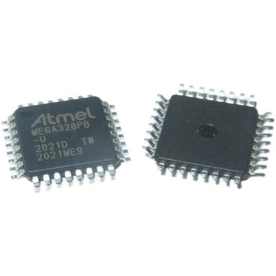 China Microcontrolador de 8 bits de ATmega328P-AU IC AVR com bytes 32K no flash programável do sistema à venda