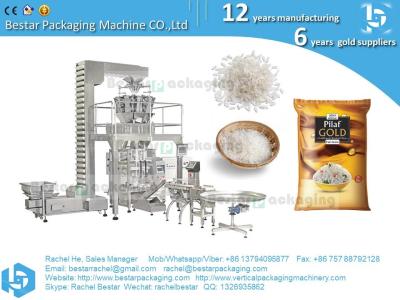 China Automatic vertical roll film packing machine for rice packaging BSTV-450BZ for sale