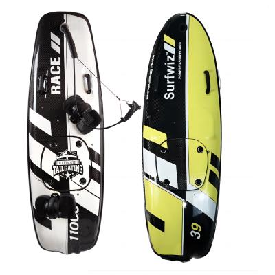Cina BluePenguin CE Carbon Fiber Electric Surfboard Jet Surfboard per unisex in nero/rosso in vendita