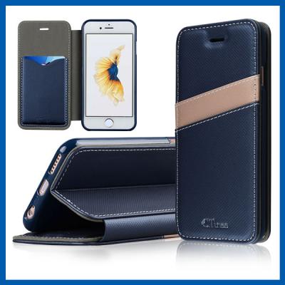 China O couro luxuoso do telemóvel da carteira encaixota o à prova de água customizável à venda