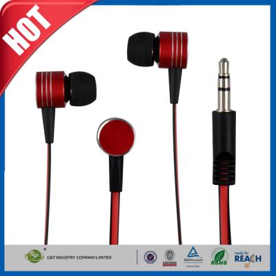 Cina In-orecchio rosso telecomandato Smartphone d'isolazione/compressa Earbuds del metallo in vendita