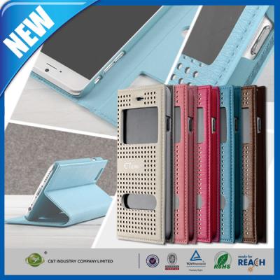 China Caso positivo do iPhone 6 magnéticos ultra magros de Apple do fólio da aleta de Windows da opinião de Whatproof à venda