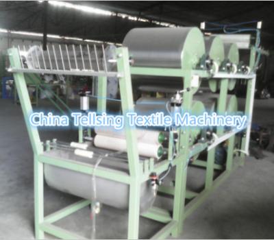 China 6 cilindros de calidad superior que acaban y starching la máquina para la cinta tejida, correas elásticos, fábrica Tellsing de China de la correa en venta