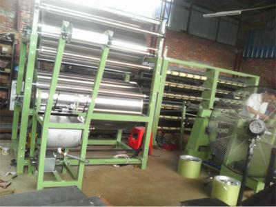 China 2 cilindros de calidad superior que acaban y starching la calefacción eléctrica de la máquina para la cinta de la cremallera, cordón de la cinta, honda de las correas en venta