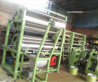 China 2 cilindros de calidad superior que acaban y starching la calefacción eléctrica de la máquina para la cinta de la cremallera, cordón de la cinta, honda de las correas en venta