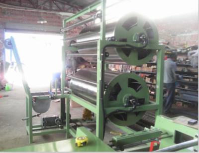 China 2 cilindros de calidad superior que acaban y starching la calefacción eléctrica de la máquina para la cinta de la cremallera, cordón de la cinta, honda de las correas en venta