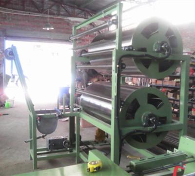 China 2 cilindros de calidad superior que acaban y starching la calefacción eléctrica de la máquina para la cinta de la cremallera, cordón de la cinta, honda de las correas en venta