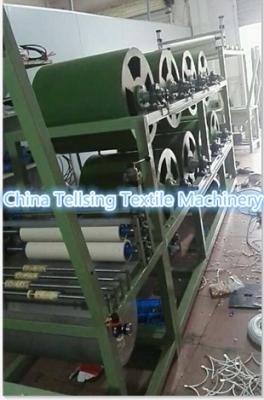 China 8 cilindros de calidad superior que acaban y starching la calefacción eléctrica de la máquina para la cinta de la cremallera, cordón de la cinta, honda de las correas en venta