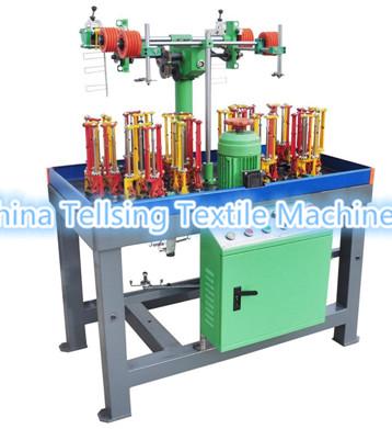 China proveedor elástico de calidad superior de China de la máquina del trenzado de la cuerda tellsing para hacer la correa, la tira, la honda, el cordón, la correa, la banda, la cinta etc. en venta