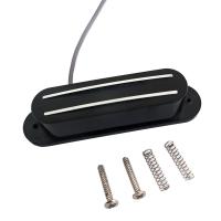Quality 8.7K DC Resistance Mandolin Humbucker Pre Wired Double Coil Black Cover for sale