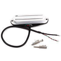 Quality Ceramic Rod Dual Rail Single Coil Guitar Pickups Fit For Stratocaster With White Cover for sale