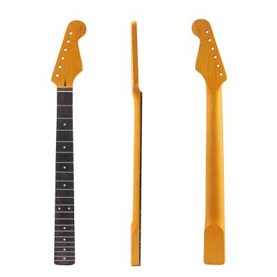 중국 Stratocaster Maple Neck ST Electric Guitar Neck Rosewood Fingerboard Abalone Shell Dot 판매용