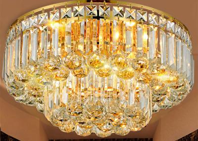 中国 贅沢 K9 のリモートのない金水晶天井灯の Dinning 部屋 販売のため