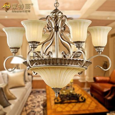 Cina Illuminazione moderna decorativa del candeliere del salone leggero 9 con la pittura oro/dell'argento in vendita