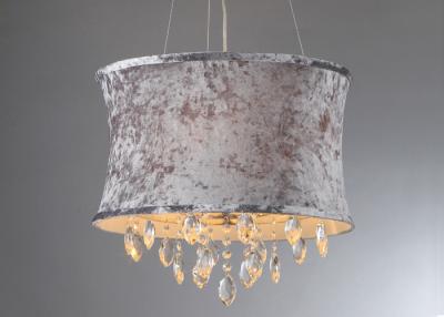 China Coberta de vidro contemporânea de cristal cinzenta da tela do candelabro do quarto à venda