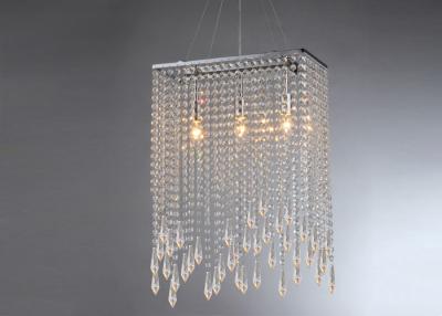 China Candelabro moderno de cristal do cromo E12 que leve 220V para a barra à venda