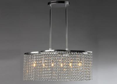 China Candelabro luxuoso moderno do cromo de cristal que leve o OEM de 6 luzes à venda
