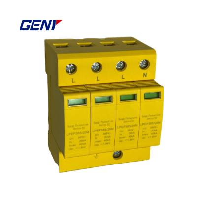 China LPEP 385/20M Series Surge Protective Device with 385V Max Continuous Voltage 35mm Rail Mounting and Up≤1.8kV Protection Level for sale