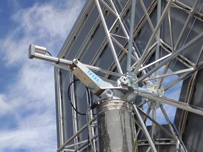 TOMUU U23D heliostat tracking application in Tibet CSP project