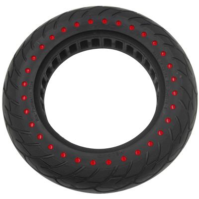 China 10x2.125 Inches Red Dot Factory No-Flat Shock Absorption Airless Solid Tires for Xiaomi Electric Scooter Factory Accessories for for sale
