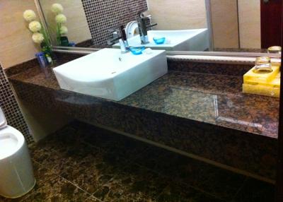 China Baltic Brown Prefabricated Granite Countertops , Marble Bath Countertops for sale