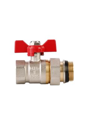 Cina DN15 - DN100 valvola a sfera d'ottone Cw617n o HPB59-3 di pressione PN25 in vendita