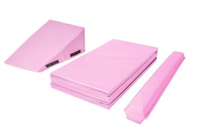 Chine Bon marché doucement pliable   Tapis de gymnastique de pente de tissu de vinyle exportés vers l'Australie à vendre