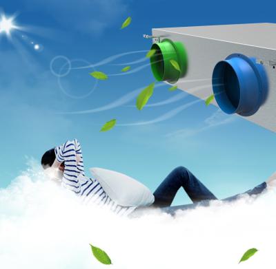 China 200m2 Ceiling Mounted ERV for sale