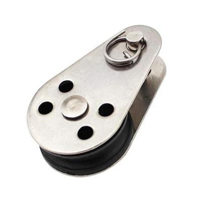 China Newest Pulley Block for Heavy Industry Stainless Steel 8252 Single Block Nylon Sheave for sale