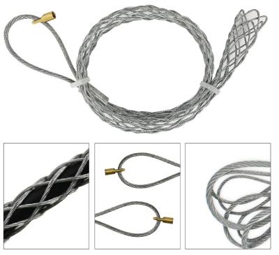 중국 케이블 당기는 손잡이 5mm 견과류 유연한 눈  Mesh 로프 케이블 양말 키트  갤러니징 스틸 안티 슬리프 파이프 케이블 와이어 당기는 손잡이 라소스 6 세트 4-25mm 판매용