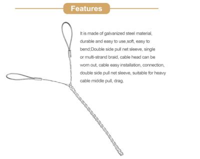 중국 진열 철도 잡기 10-12mm 케이블을 위해 30cm 빨간색 맞춤형 크기 케이블 당기는 잡기 판매용