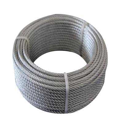China Grade High Carbon Steel 6*19 Wire Rope 3mm-16mm for Gym Equipment Cable Winch Hot Dip Galvanized/Electric Galvanized for sale