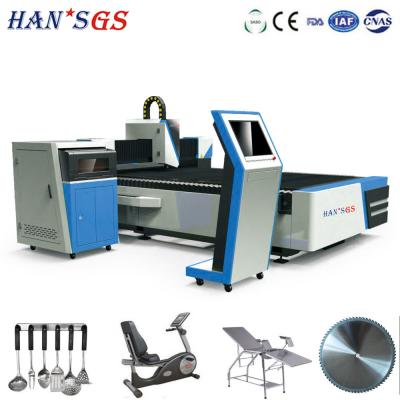 China máquina de corte do laser da fibra da folha de 500W 1kw 2kw para o metal com movimentação dobro à venda