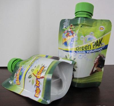 Cina Borse liquide del becco del latte acido della stagnola di rotocalcografia di industria alimentare con l'ugello in vendita