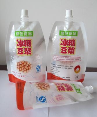 Cina L'alta barriera sta sulle borse liquide del becco con il becco per il latte di soia in vendita