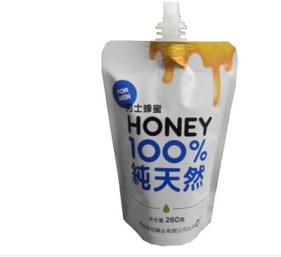 Cina L'ape richiudibile del miele/il becco liquido di plastica fagiolo della soia insacca per alimenti per bambini in vendita
