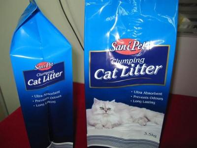 Cina Impedisce gli odori sacchetti diritti delle borse dell'alimento per animali domestici del gatto di auto del volume da 3,5 chilogrammi in vendita
