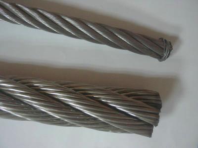 Cina Cavo metallico decorativo 6x19+IWRC 1570MPA dell'acciaio inossidabile 304 di 5mm per l'industriale in vendita