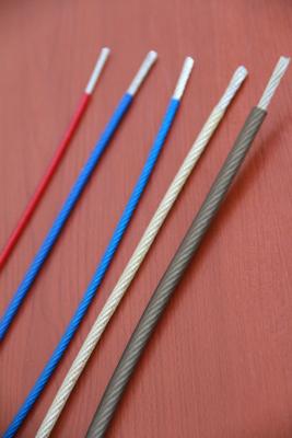 中国 ポリ塩化ビニールは 2.5 mm の引張強さ 304 316 7x7 ステンレス鋼ワイヤー ロープに塗りました 販売のため