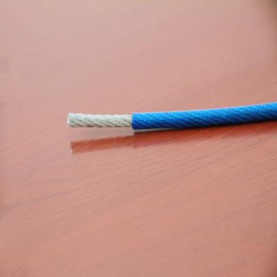 Cina 3mm hanno incagliato il filo di acciaio per molle, cavo metallico rivestito di nylon 1x19 dell'acciaio inossidabile 316 in vendita