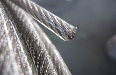 Cina IL PVC del PE ha ricoperto il cavo metallico d'acciaio 1X7 ha galvanizzato 0.15mm-100mm Diamter in vendita