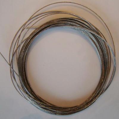 Cina La primavera galvanizzata ha incagliato i cavi metallici d'acciaio 1x7 con il diametro 2mm per decorativo in vendita
