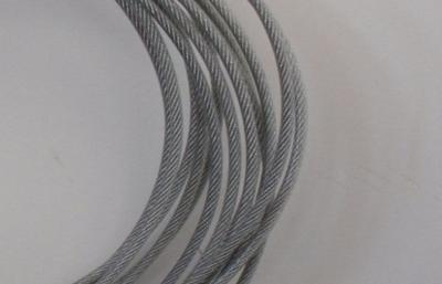 Cina Il PVC trasparente ha ricoperto il cavo metallico d'acciaio 6x19, il cavo metallico d'acciaio galvanizzato 12mm in vendita