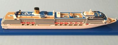 Cina Modello di nave da crociera di plastica di Mediterranea della Costa del modello della nave 3d con i valori della raccolta in vendita