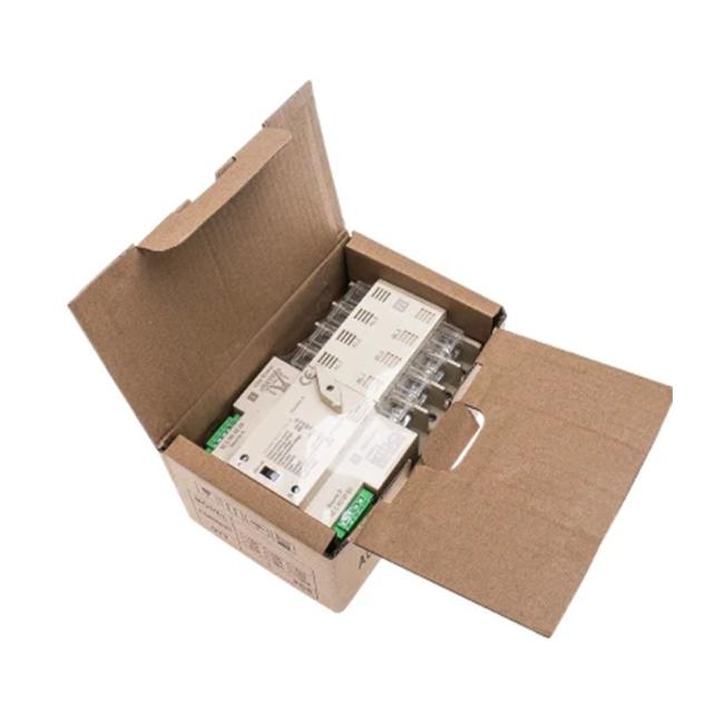 DIN Rail Dual Power 3 Phase Automatic Transfer Switch ATS 63A Generator Changeover Switch with Fire Resistant Protection