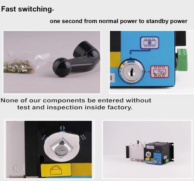2p 3p 4p High Quality Automatic Transfer Switch/Change Over Switch